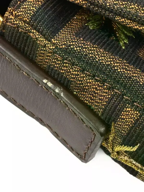Fendi Zucca Palm-tree Baguette Handbag