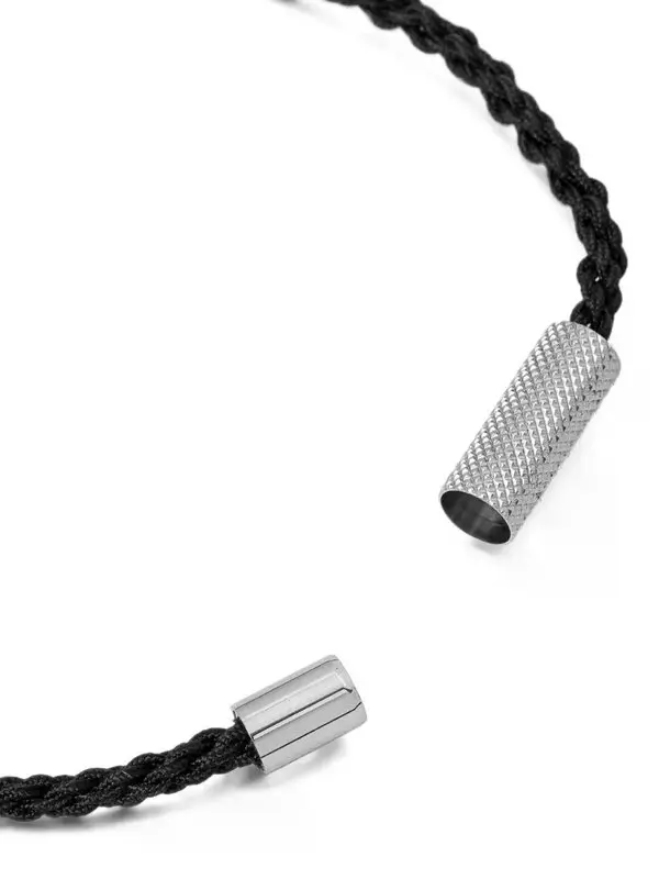Guess Braided Logo-plaque Bracelets