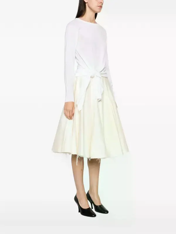 Liviana Conti Tie-waist Long-sleeve Sweater