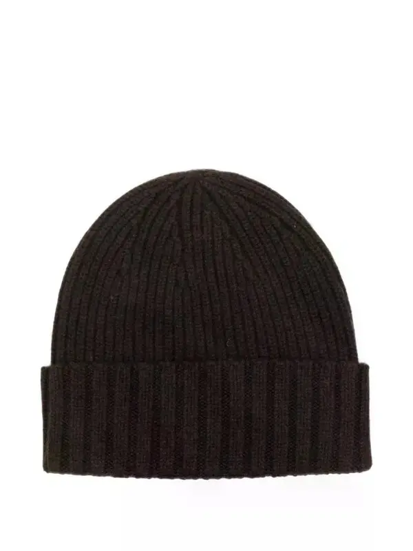 MC2 SAINT BARTH Sheldon Logo-patch Ribbed-knit Beanie Hat