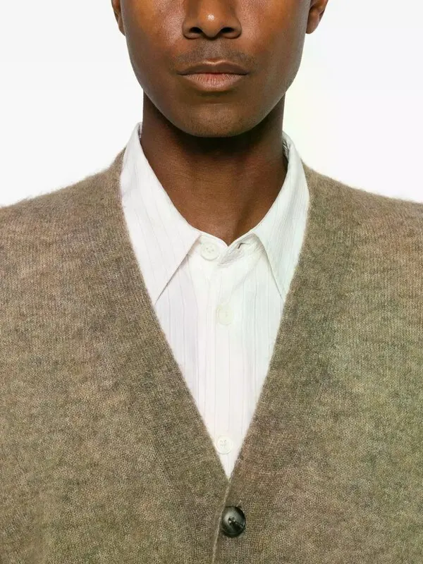 AMARANTO V-neck Button-up Cardigan