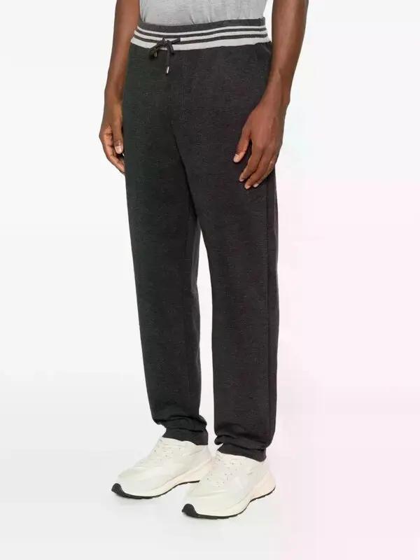 PANICALE Striped Drawstring Track Pants
