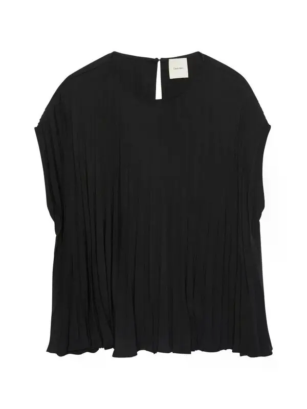Calvin Klein Pleated Sleeveless Top
