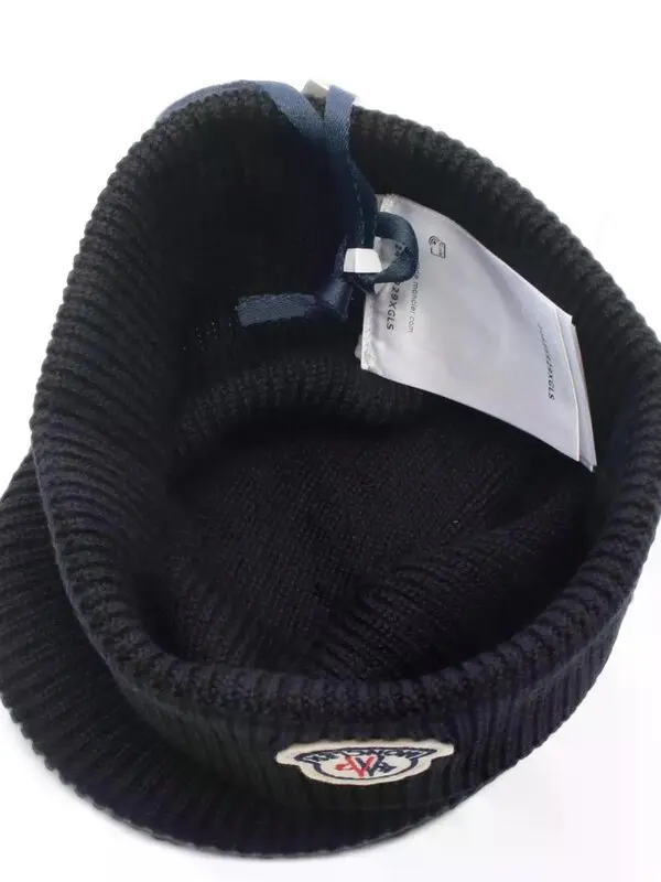 Moncler 2020s Logo-patch Beanie Hat