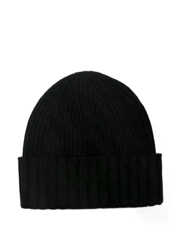 MC2 SAINT BARTH Sheldon Logo-patch Ribbed-knit Beanie Hat
