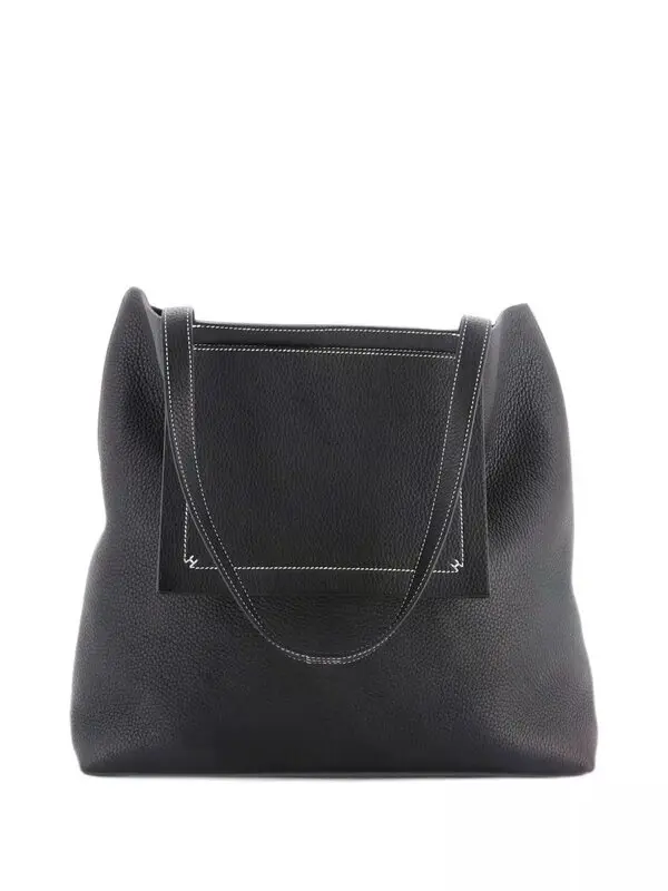 Hermès Cabasellier Clemence 46 Tote Bag - Black