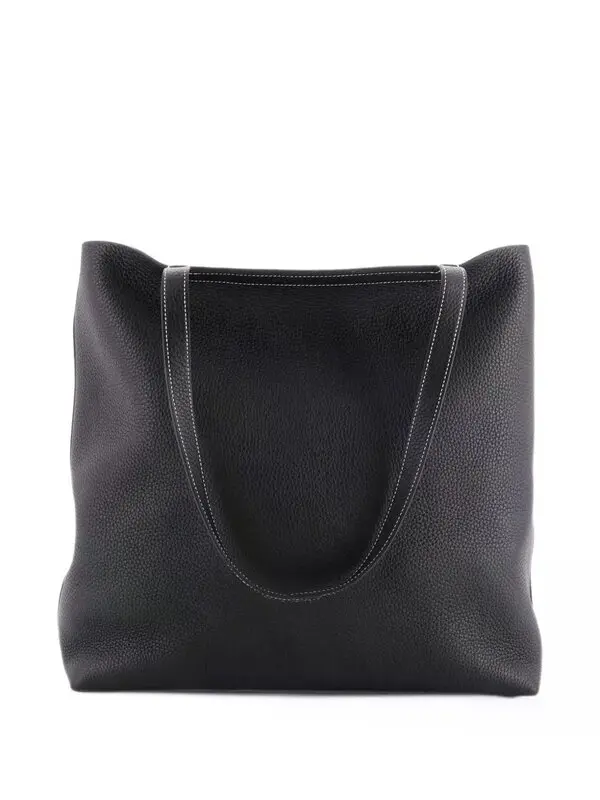 Hermès Cabasellier Clemence 46 Tote Bag - Black