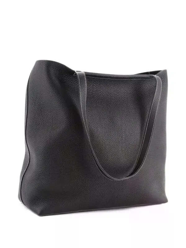 Hermès Cabasellier Clemence 46 Tote Bag - Black
