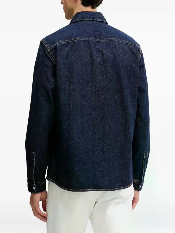 BENETTON Button-up Denim Overshirt