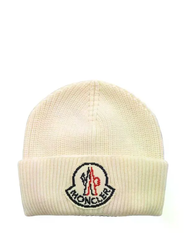Moncler 2020s Logo-patch Beanie Hat