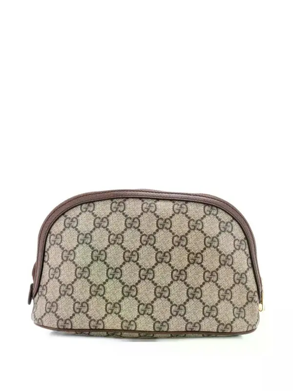 Gucci Ophidia Cosmetic Case Gg Coated Canvas Large Pouch