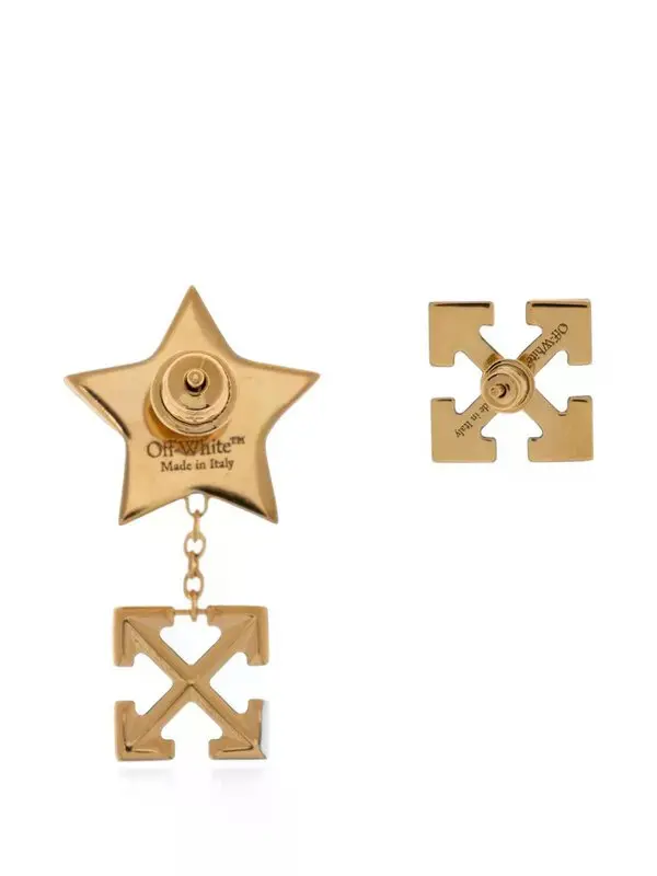 Off-White Arrows Star-pendant Earrings