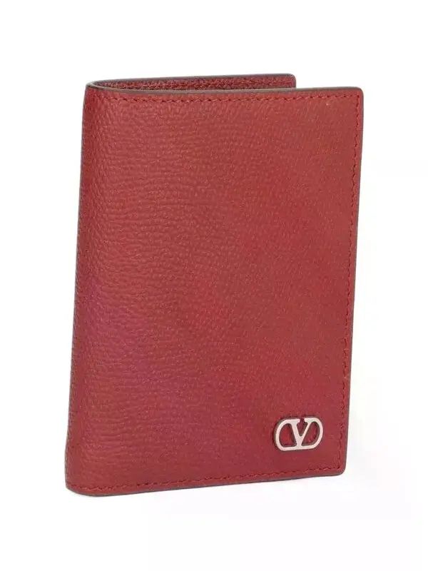 Valentino Garavani Vlogo Signature Cardholder In Grainy Calfskin