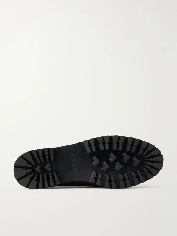 Manolo Blahnik Hawick Suede Lace-up Boots