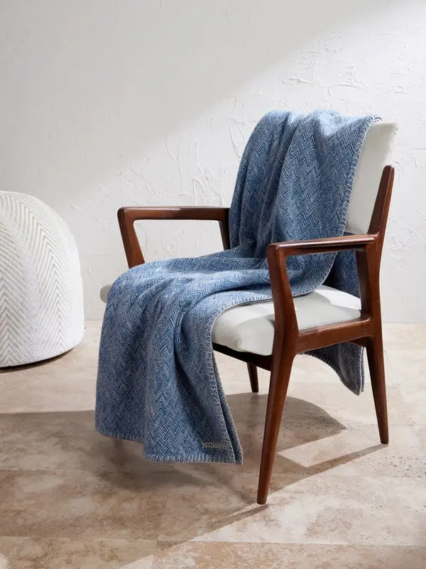 Missoni Camelia Striped Wool And Cashmere-blend Throw