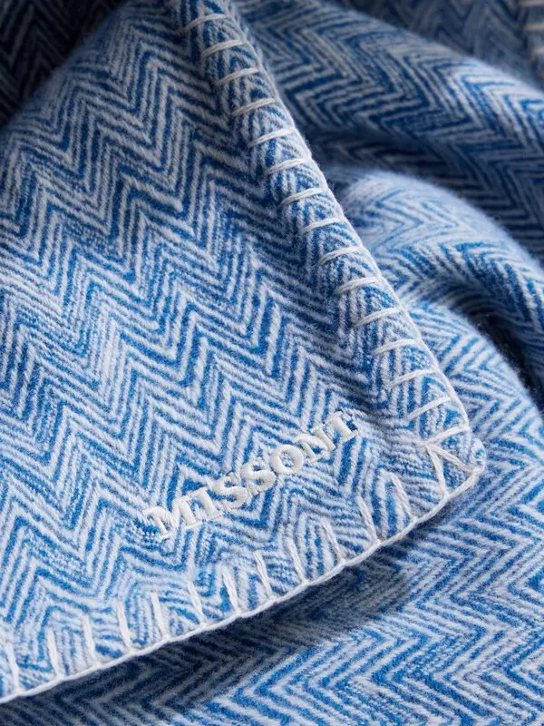 Missoni Camelia Striped Wool And Cashmere-blend Throw