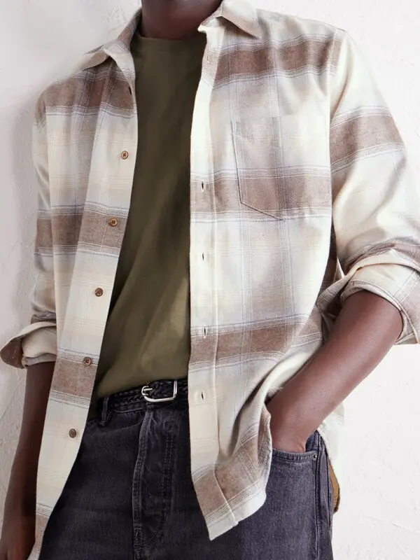 Portuguese Flannel Pantine Checked Cotton-flannel Shirt