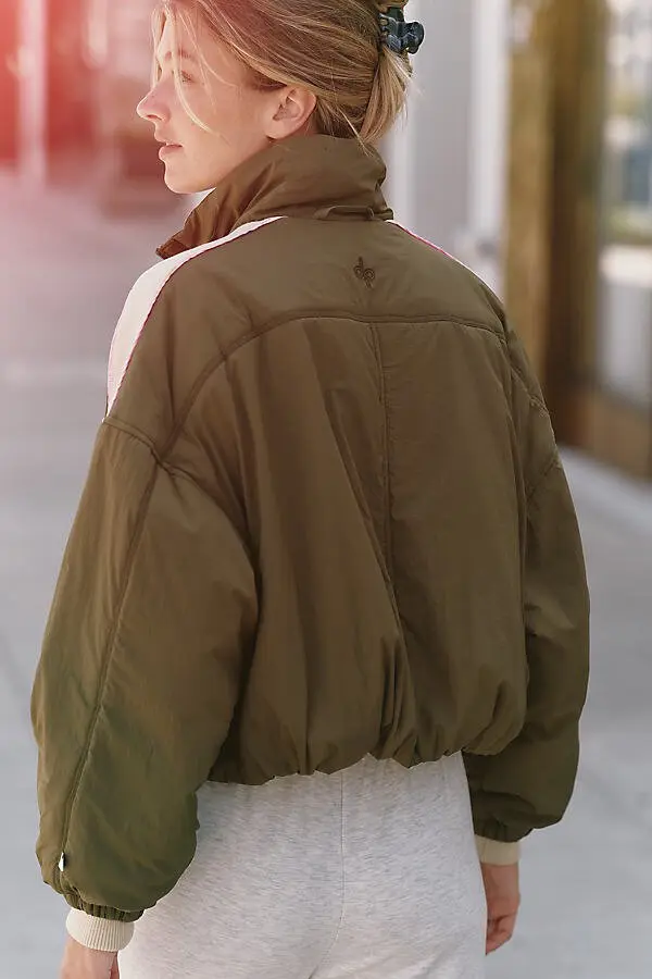 Daily Practice Bubble Jacket - Moss