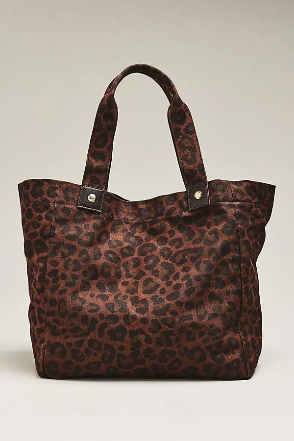 Anthropologie 100% Cotton Large Tote Bag