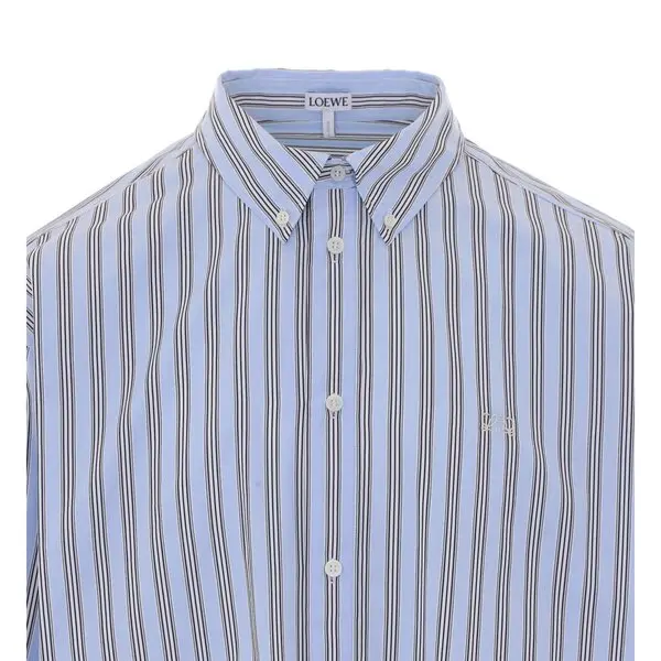 Loewe Double L Logo Striped Shirt