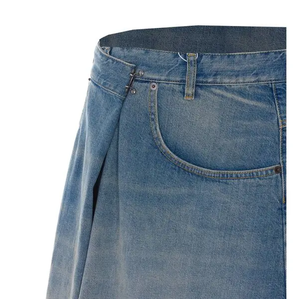 MAISON MARGIELA Denim Wallet Midi Skirt