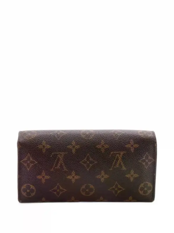 LOUIS VUITTON Sarah Wallet Monogram Canvas Small Wallets