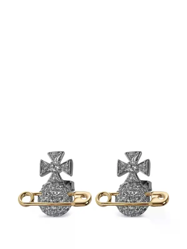 VIVIENNE WESTWOOD Hectorina Orb Earrings - Silver