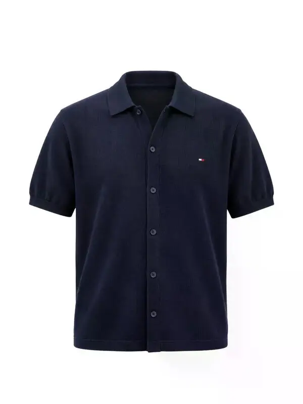 Tommy Hilfiger Logo-embroidered Short-sleeve Shirt