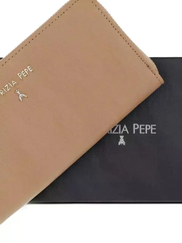 Patrizia Pepe Essential Logo-plaque Zip-around Wallet
