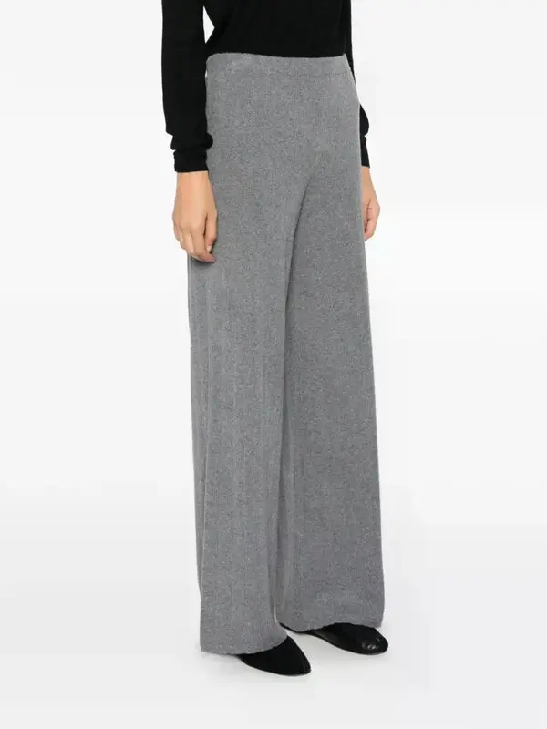 LISA YANG Shannen Ribbed-knit Straight Trousers