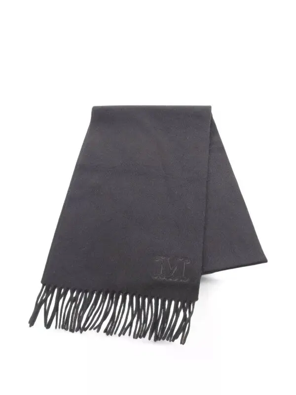Max Mara 2020s Monogram Fringed Scarf