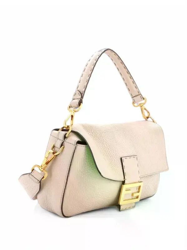 Fendi Selleria Baguette Nm Bag Leather Medium Shoulder Bag