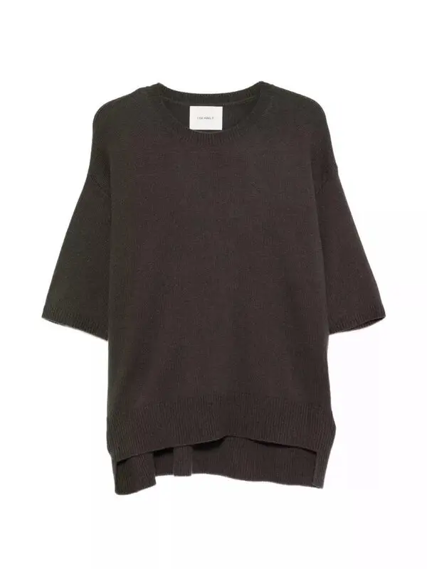 LISA YANG Camille Crew-neck Sweater - Black