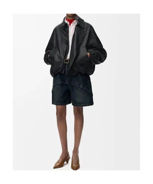 Loewe Zip-fastening Leather Jacket