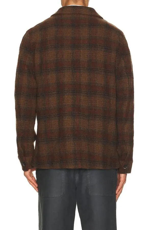 Barena Venezia Plaid Shirt Jacket