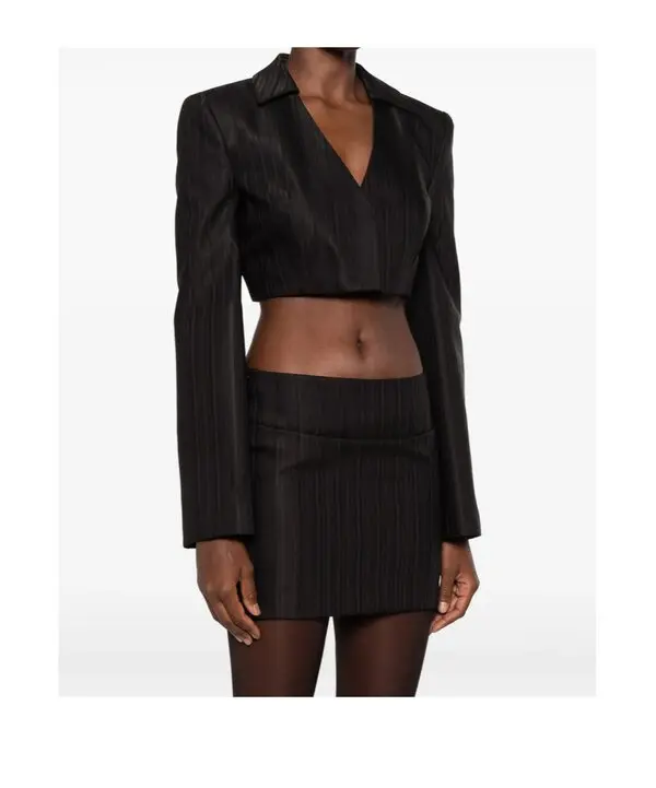 DONDUP Collared Cropped Casual Jacket