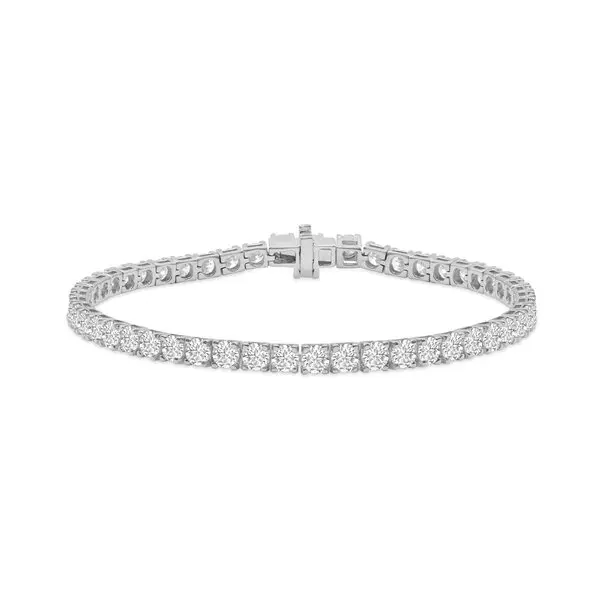 SEREIA OFFICIAL 14k Gold Lab Diamonds 1 Carat The Classic Tennis Bracelet White Gold - Silver