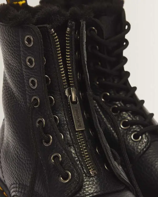 Dr. Martens 1460 Serena Zip Eye Leather Boots