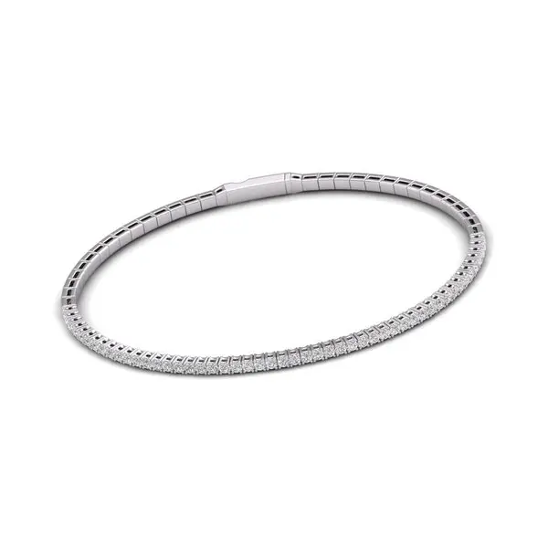SEREIA OFFICIAL 14k Gold Lab Diamonds 1.5 Carats Diana Bracelet White Gold - Silver