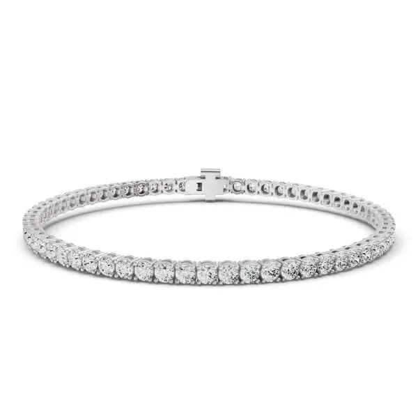SEREIA OFFICIAL 14k Gold Lab Diamonds 2 Carats Tennis Bracelet White Gold - Silver