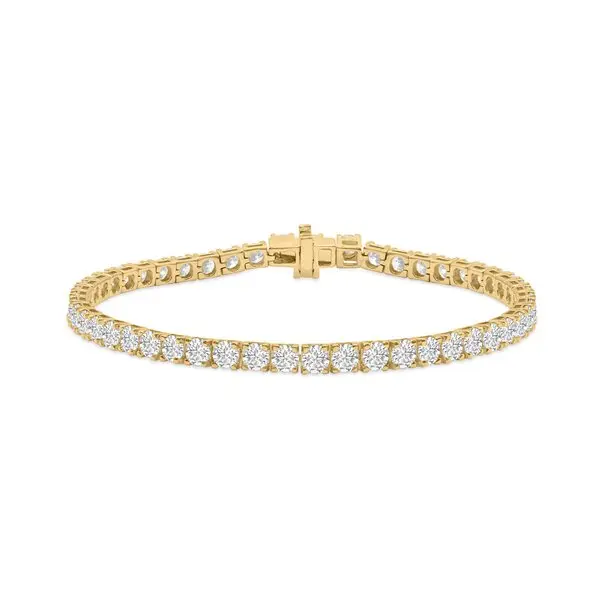 SEREIA OFFICIAL 14k Gold Lab Diamonds 4 Carats The Classic Tennis Bracelet Gold - Yellow