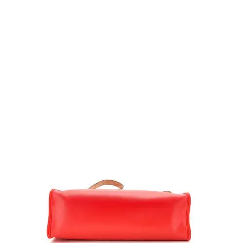Hermès Herbag Zip Berline Vache Canvas And Leather 31