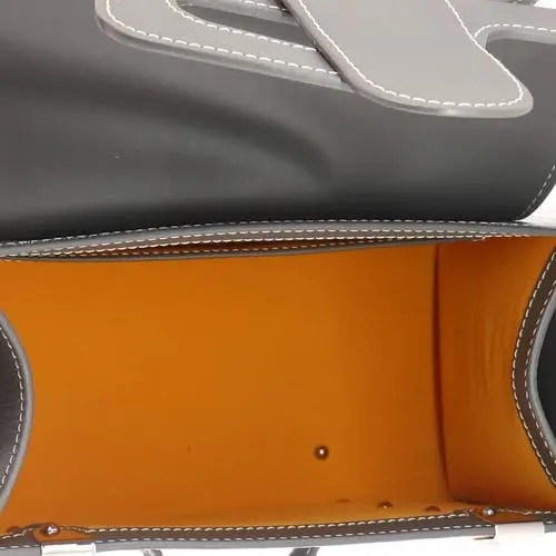 Goyard Saigon Top Handle Bag Coated Canvas With Leather Pm