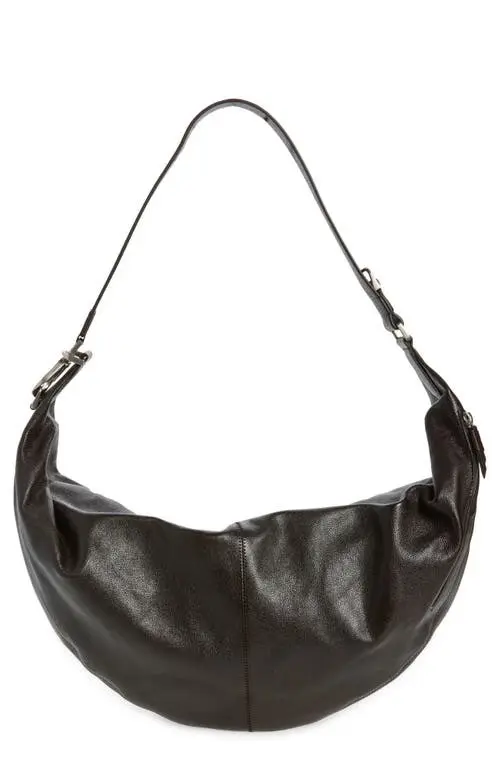 LEMAIRE Quiver Clip Leather Hobo Bag