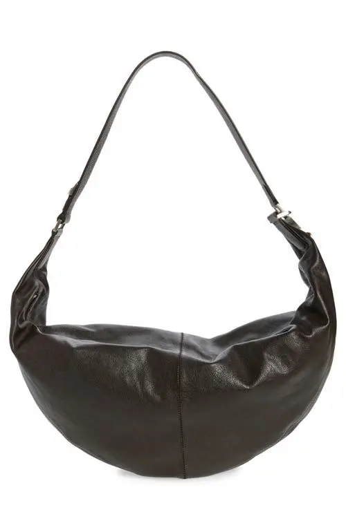 LEMAIRE Quiver Clip Leather Hobo Bag
