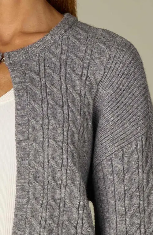Wit & Wisdom Cable Stitch Rib Cardigan
