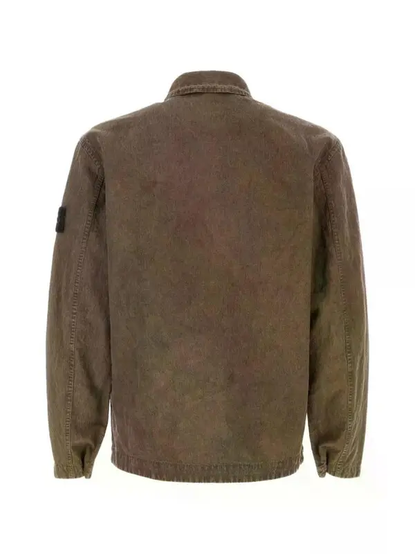 Stone Island 1200029 Corduroy 'terra'-effect Overshirt