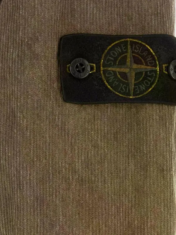 Stone Island 1200029 Corduroy 'terra'-effect Overshirt