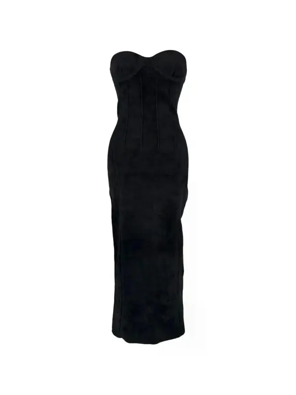 Galvan Titania Bustier Midi Dress