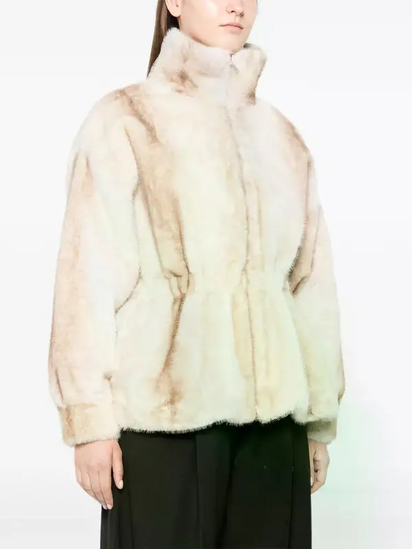 DUCIE Kai Faux-fur Jacket - Neutrals